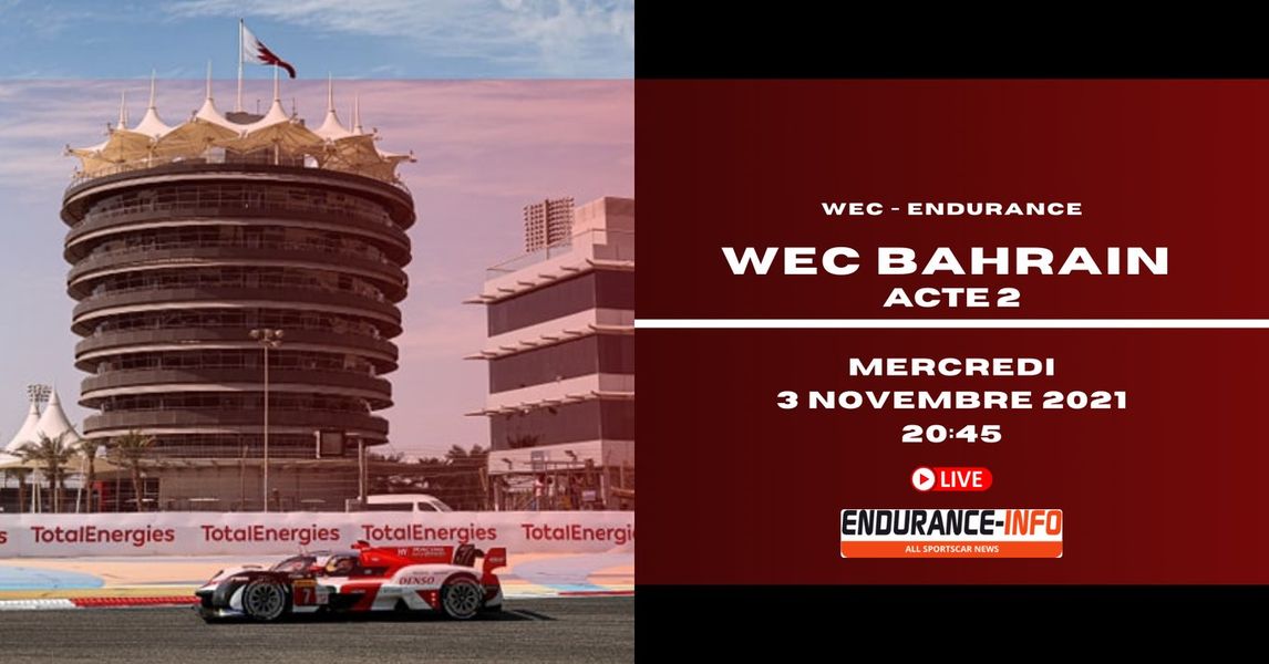 Emission Endurance Live en direct mercredi à 20h45 - Endurance Info