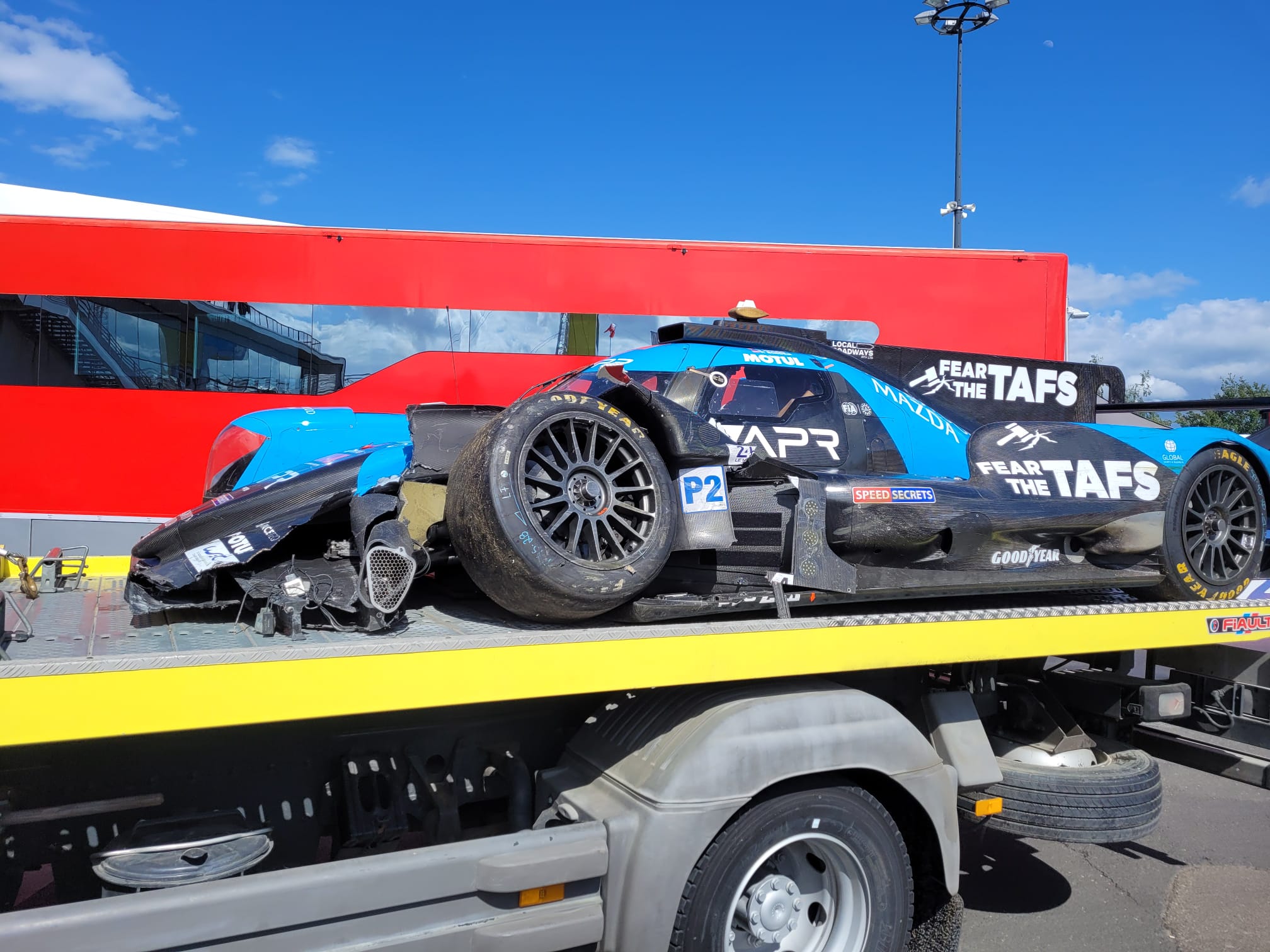 Changement de châssis pour la Oreca 07 - APR - Endurance Info