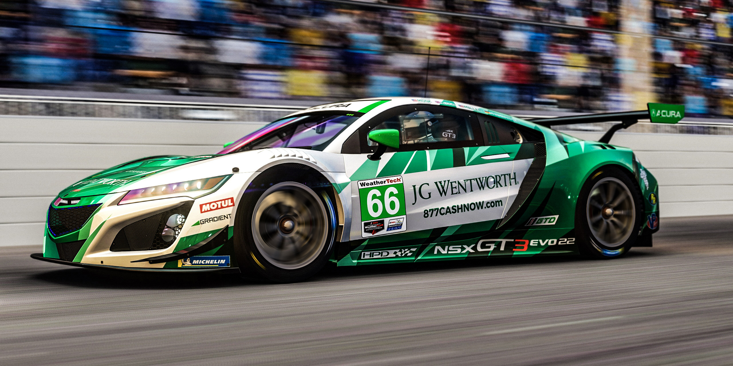 Deux féminines sur l'Acura NSX GT3 de Gradient Racing - Endurance Info