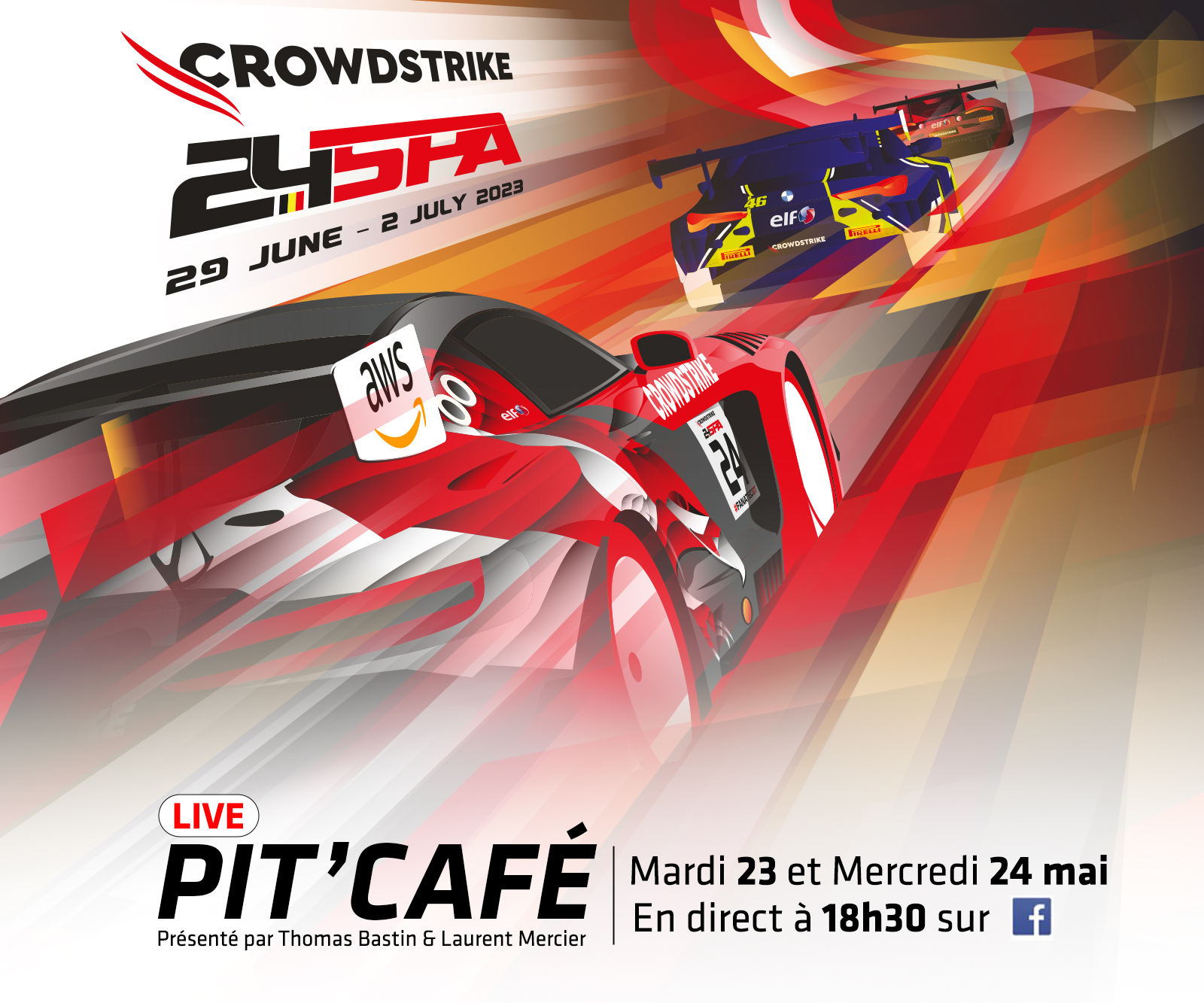 Pit' Café en direct à 18h30 depuis Spa-Francorchamps avec Vosse, Baert ...