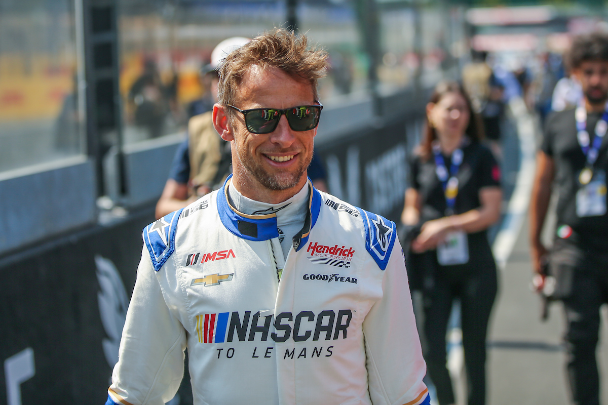 Jenson Button sur la Porsche 963 du JDC-Miller MotorSports à Petit Le ...