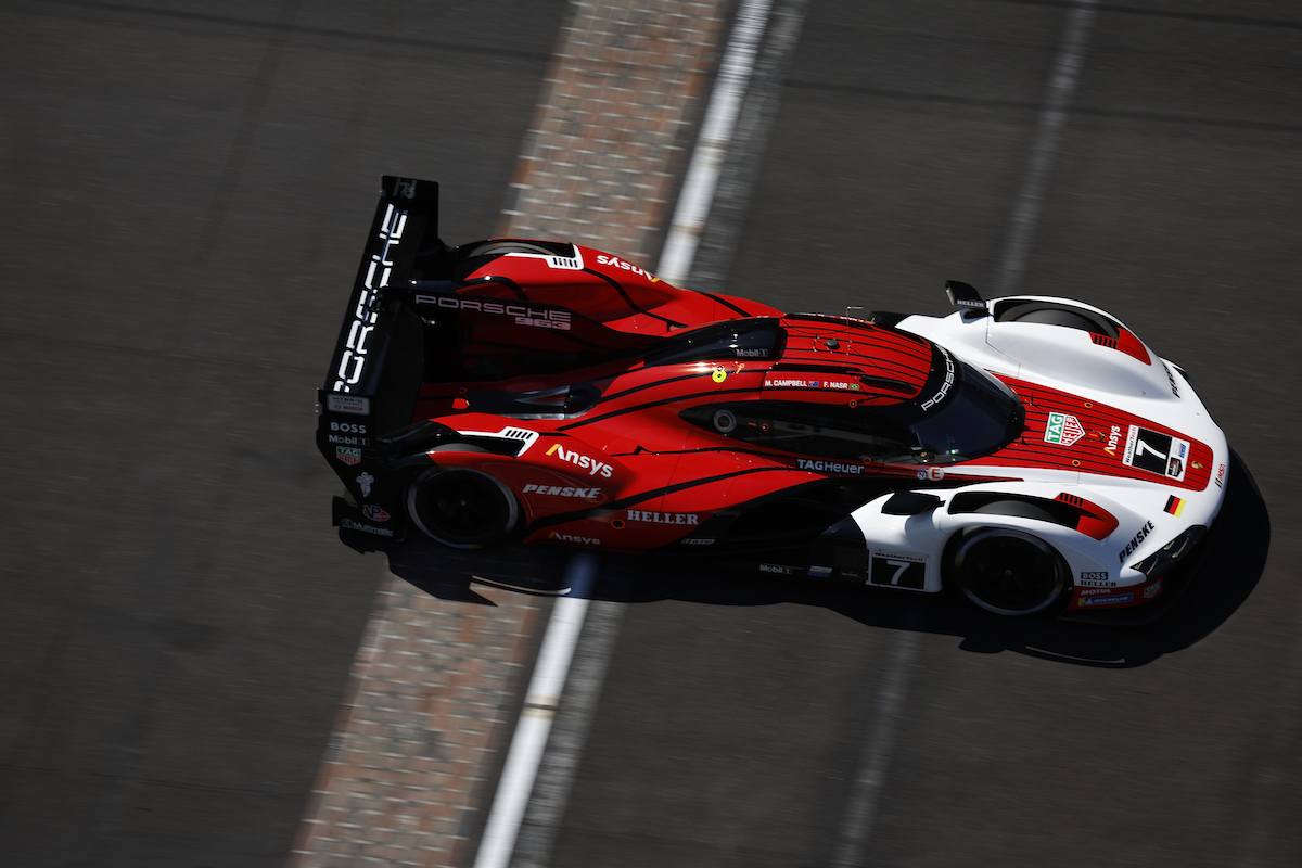 Indianapolis - Campbell (Porsche) meilleur temps en Libres 1 ...