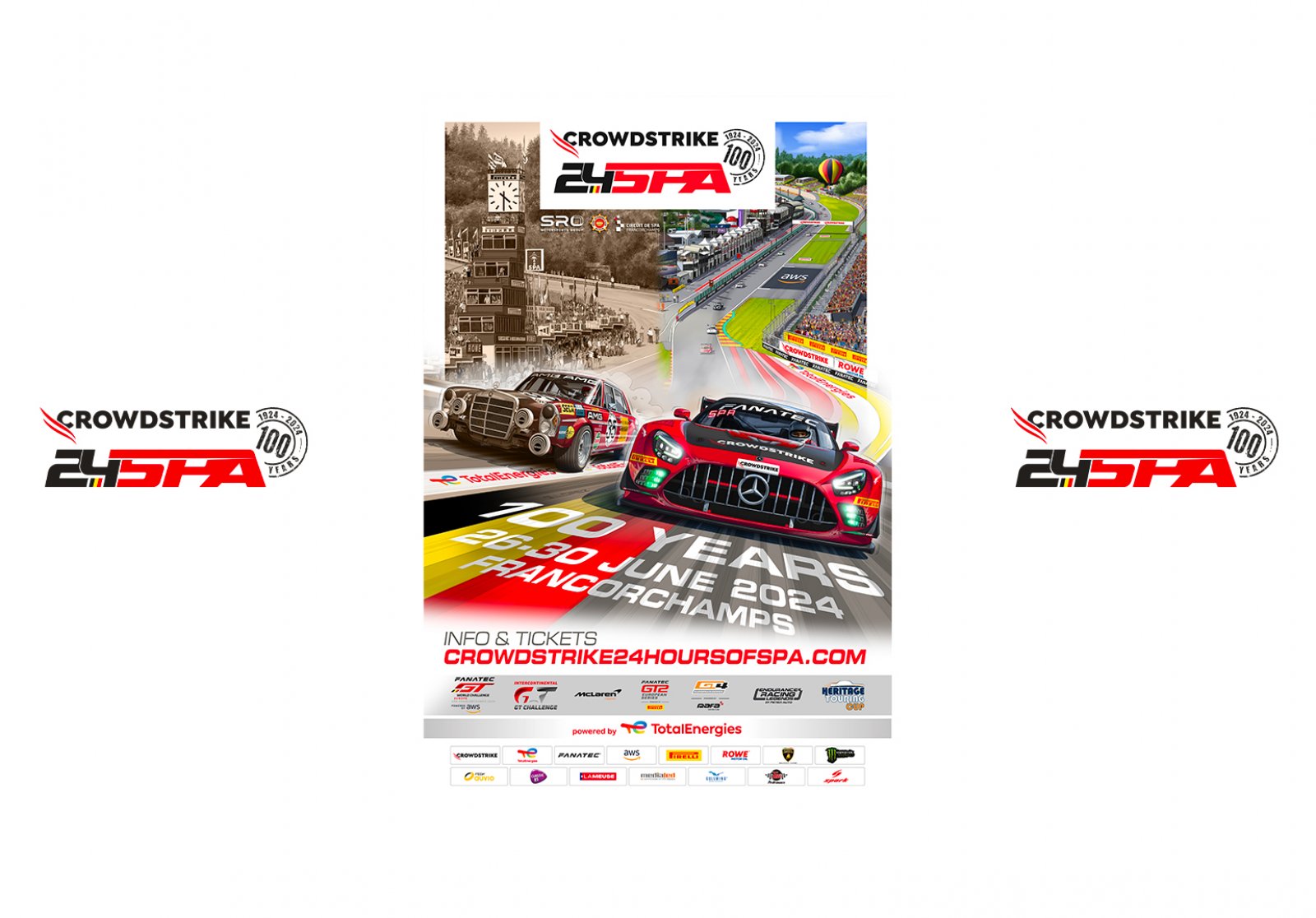 La première affiche du Centenaire des 24 Heures de Spa dévoilée - Endurance Info