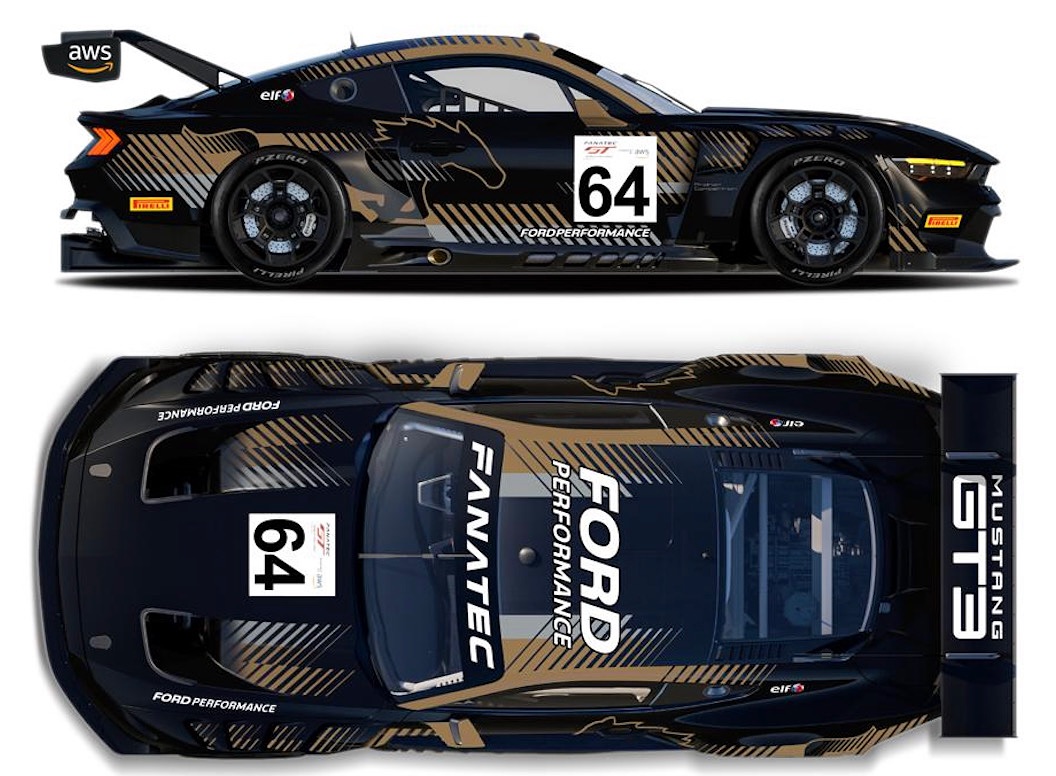 Une livrée très WEC pour la Ford Mustang GT3 de Proton Competition ...