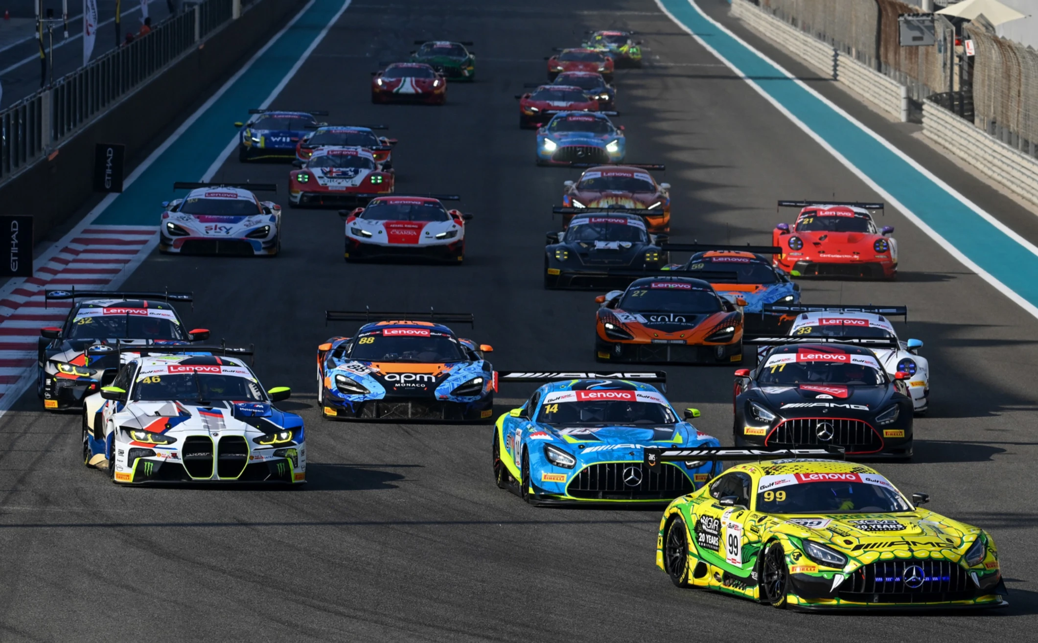 Gulf 12 Hours - 22 GT3 déjà invitées pour l'édition 2024 - Endurance Info