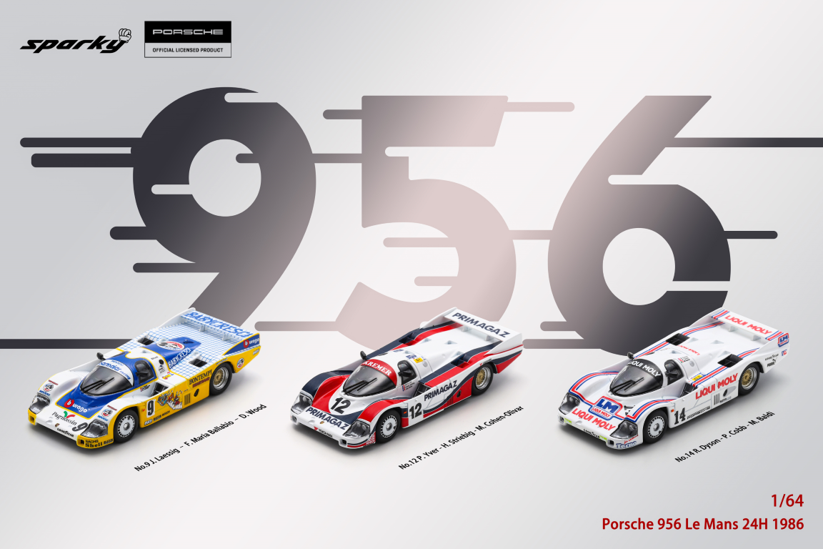 Sept Porsche 956 'Sparky' des 24H du Mans chez Spark - Endurance Info