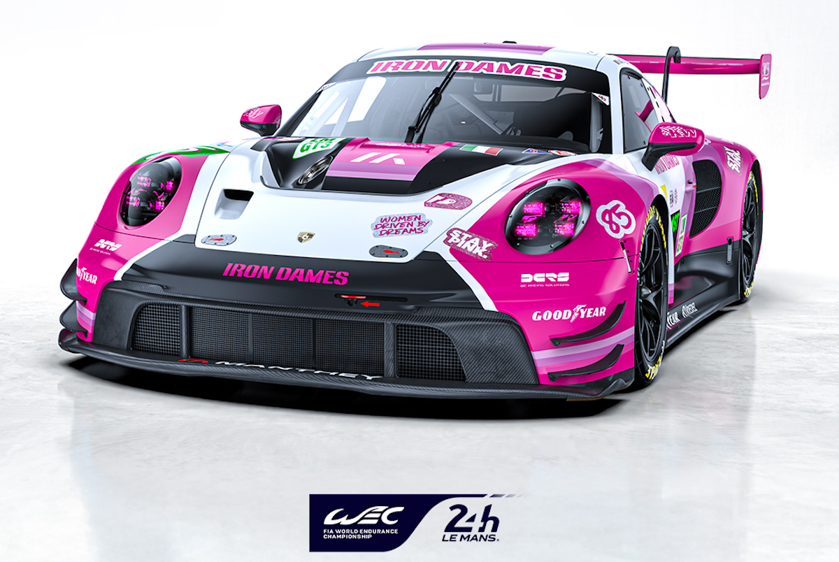 WEC - La livrée de la Porsche 911 GT3 R n°85 des Iron Dames dévoilée ...
