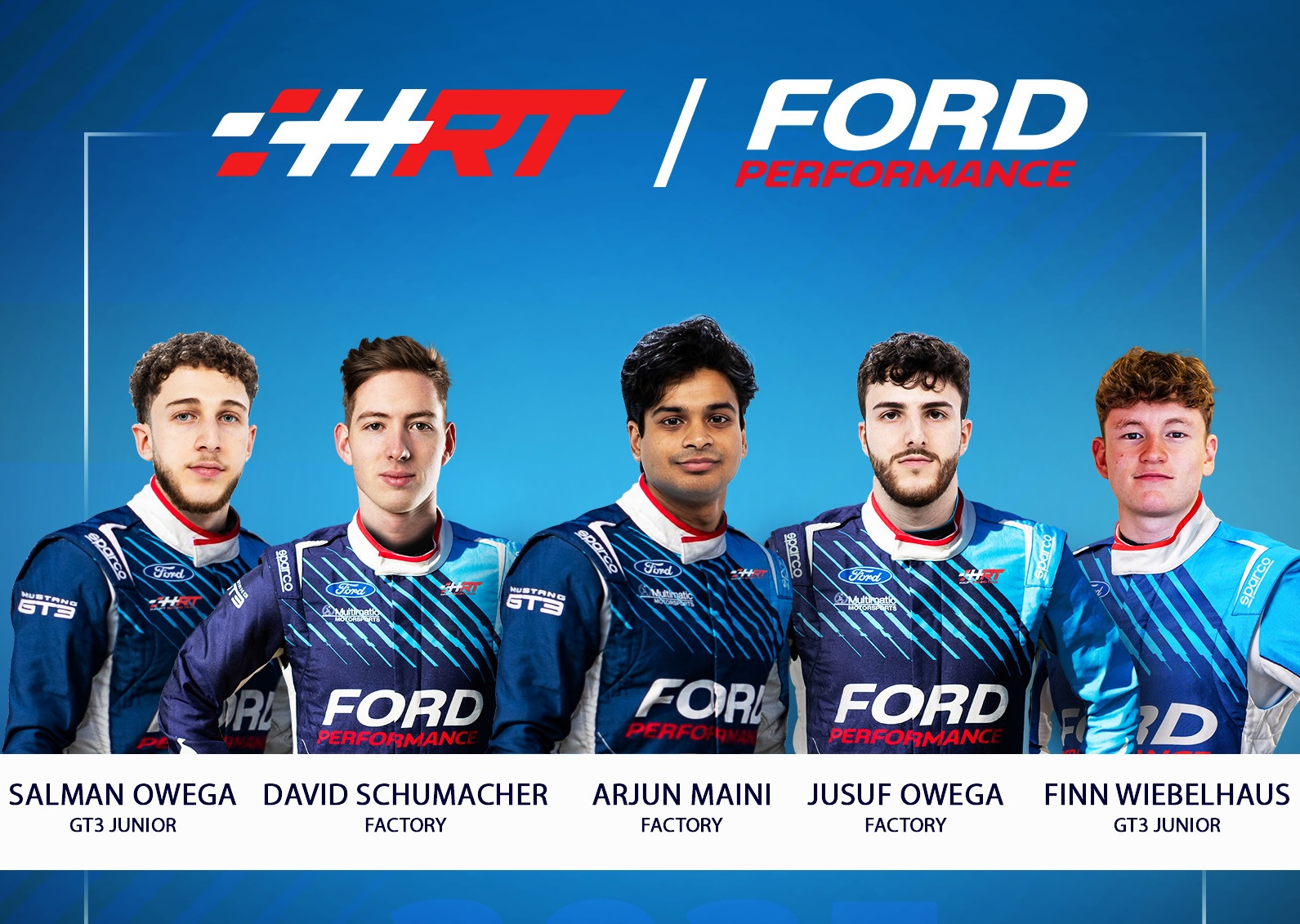 Ford officialise de nouveaux pilotes qui évolueront avec HRT en 2025 ...