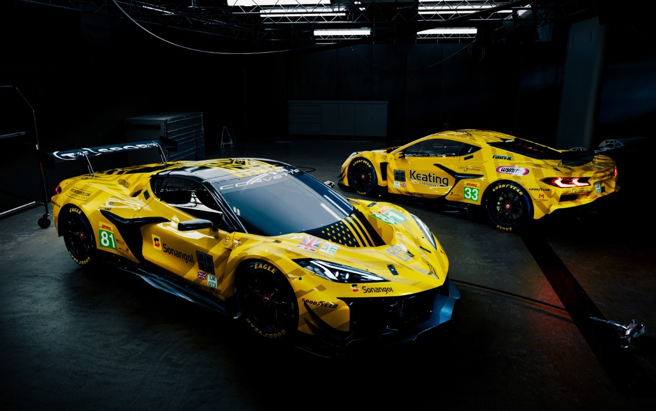 WEC - TF Sport dévoile les livrées 2025 de ses Corvette Z06 LMGT3.R ...