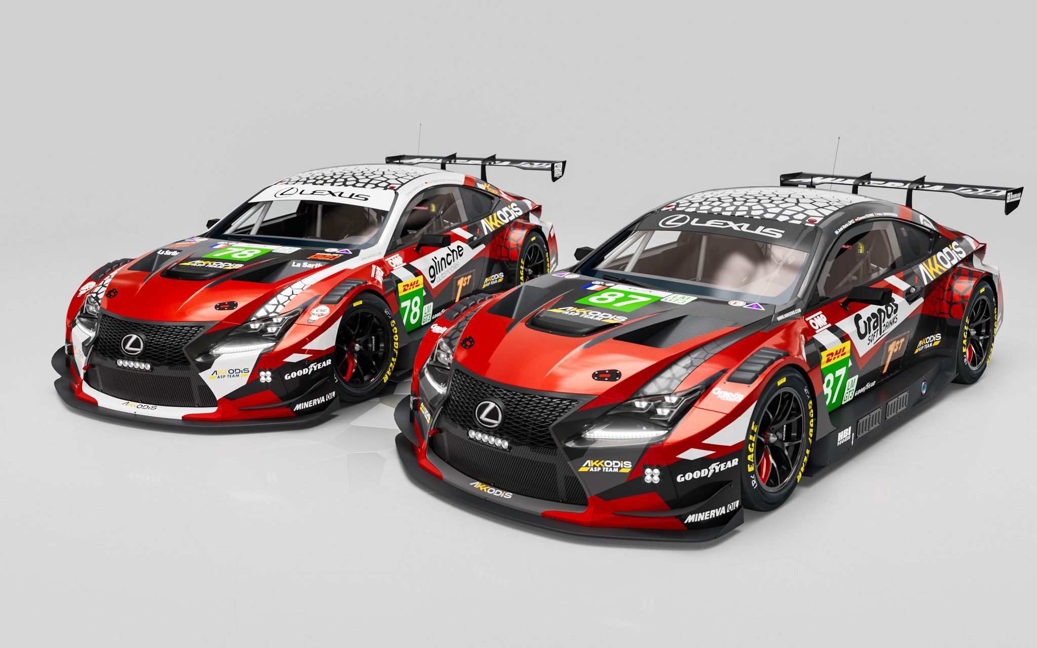 WEC - Les Lexus RC F GT3 / Akkodis ASP montrent leurs couleurs 2025 ...