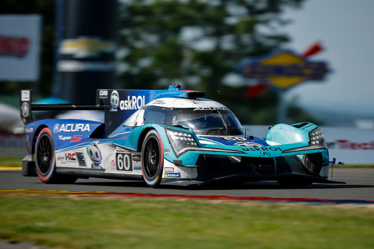 Acura Meyer Shank Racing devant Aston Martin THoR en EL1 à Road America ...