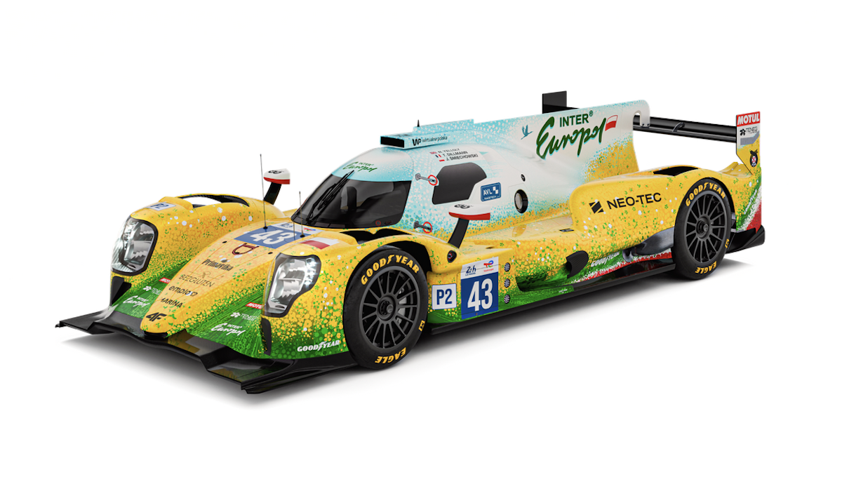 Une livrée Art Car pour l'Oreca 07 n°43 - Inter Europol Competition au ...