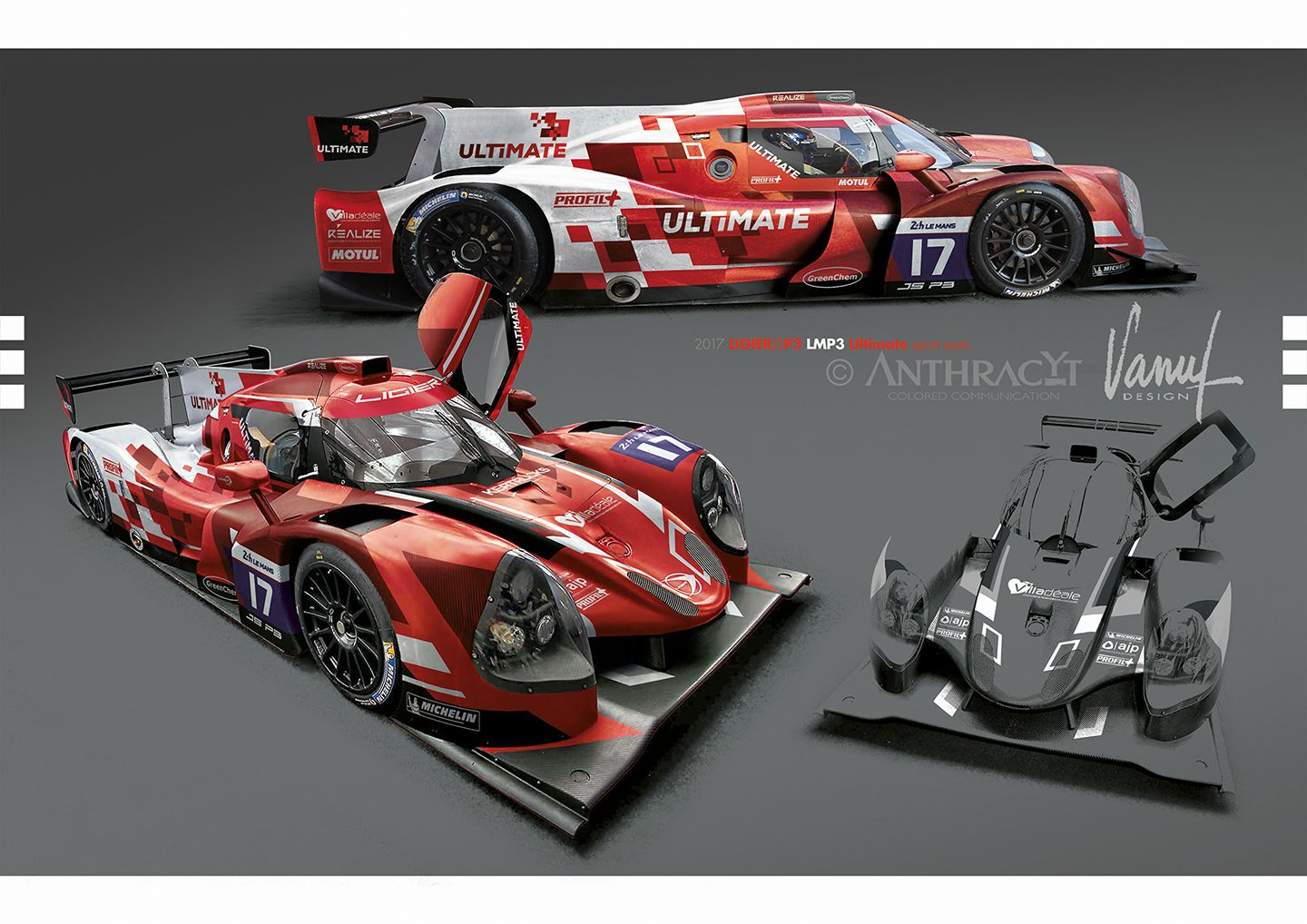 La Ligier JS P3/Ultimate montre ses couleurs 2017 - Endurance Info