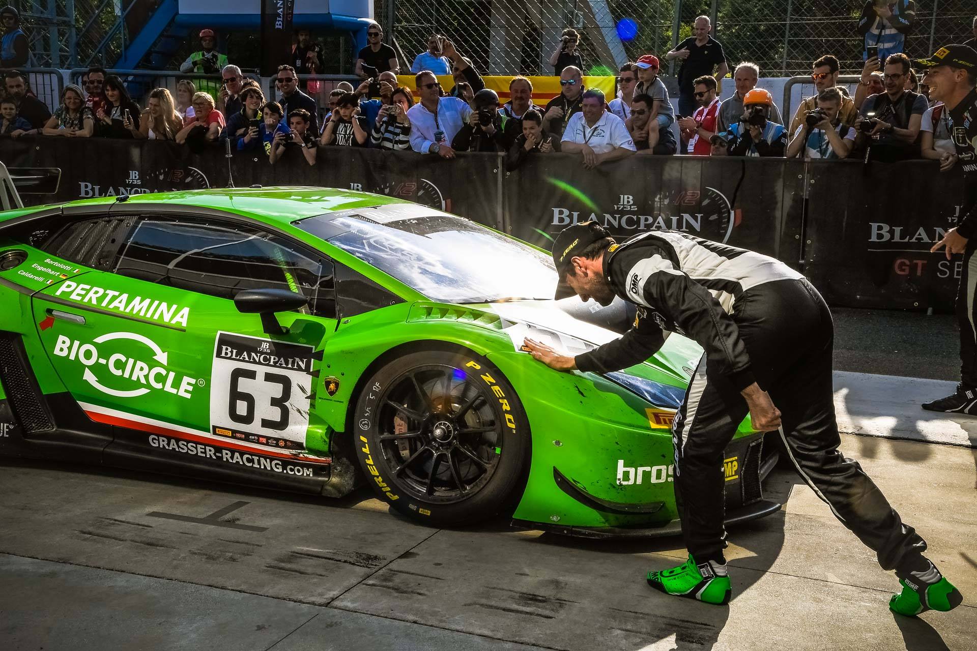 Gottfried Grasser (Grasser Racing Team) partagé entre joie et colère ...