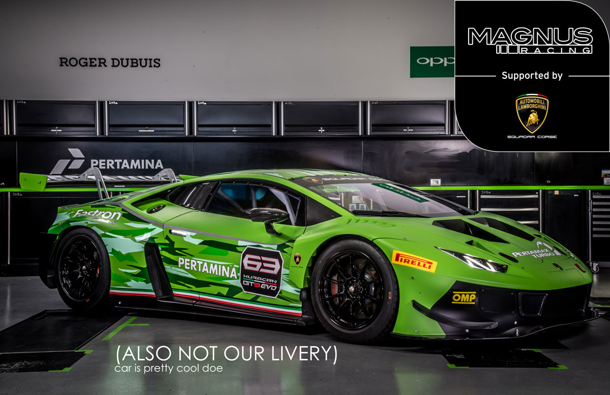 Magnus Racing confirme son programme avec Lamborghini et son équipage ...