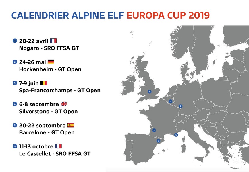 Le calendrier 2019 dévoilé... - Endurance Info