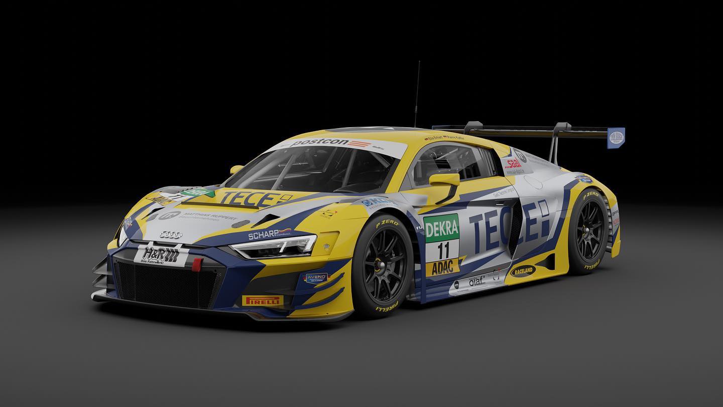 Les nouvelles couleurs de l'Audi R8 LMS GT3 de Rutronik Racing ...