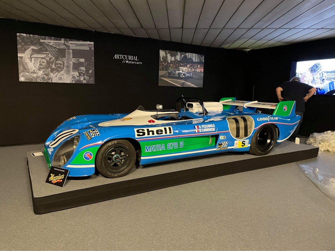 La Matra MS 670 vendue pour 5 millions d'euros - Endurance Info