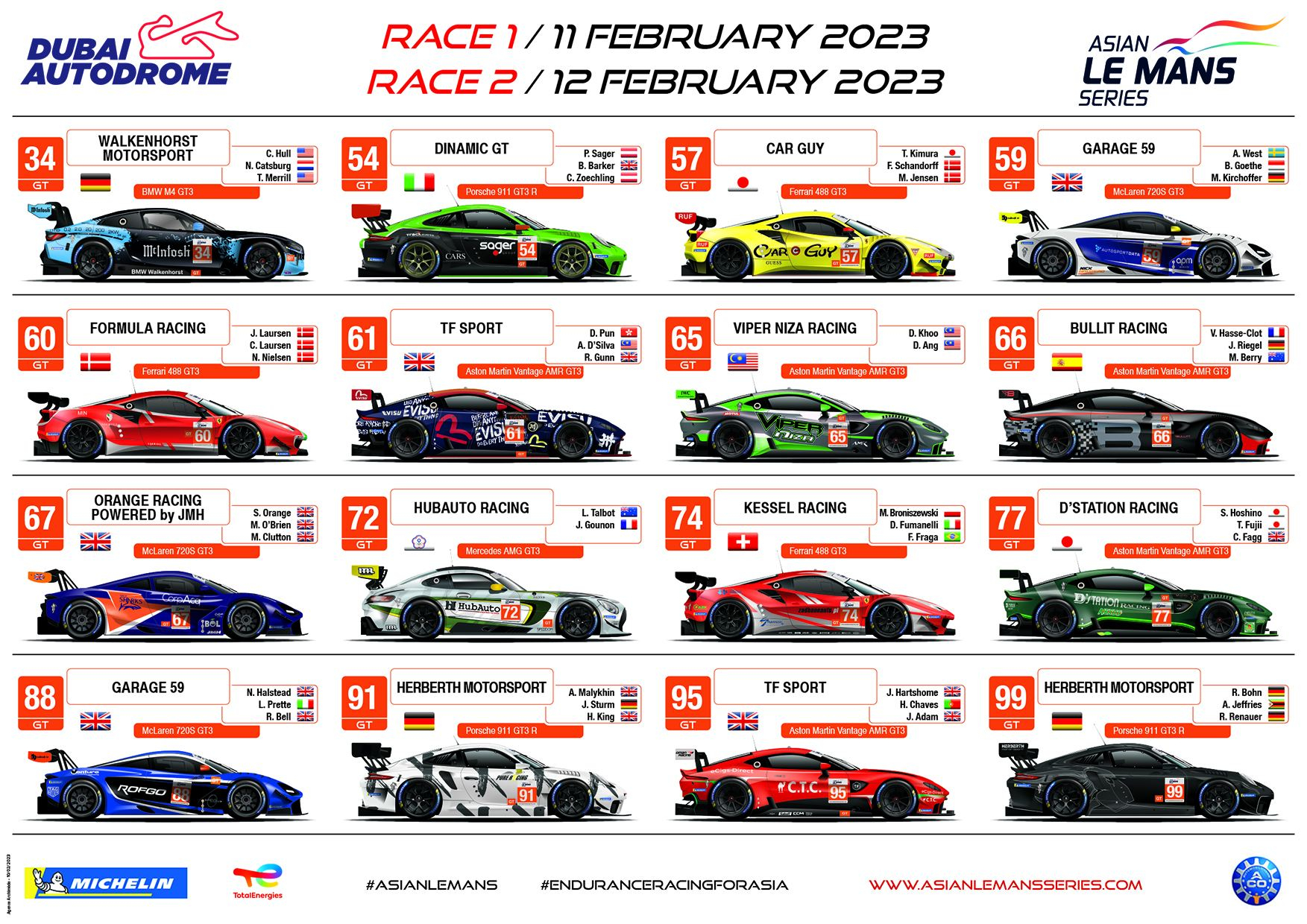 Le Guide de l'Asian Le Mans Series 2023 - Endurance Info Le Guide de l'Asian Le Mans Series 2023 - Endurance Info